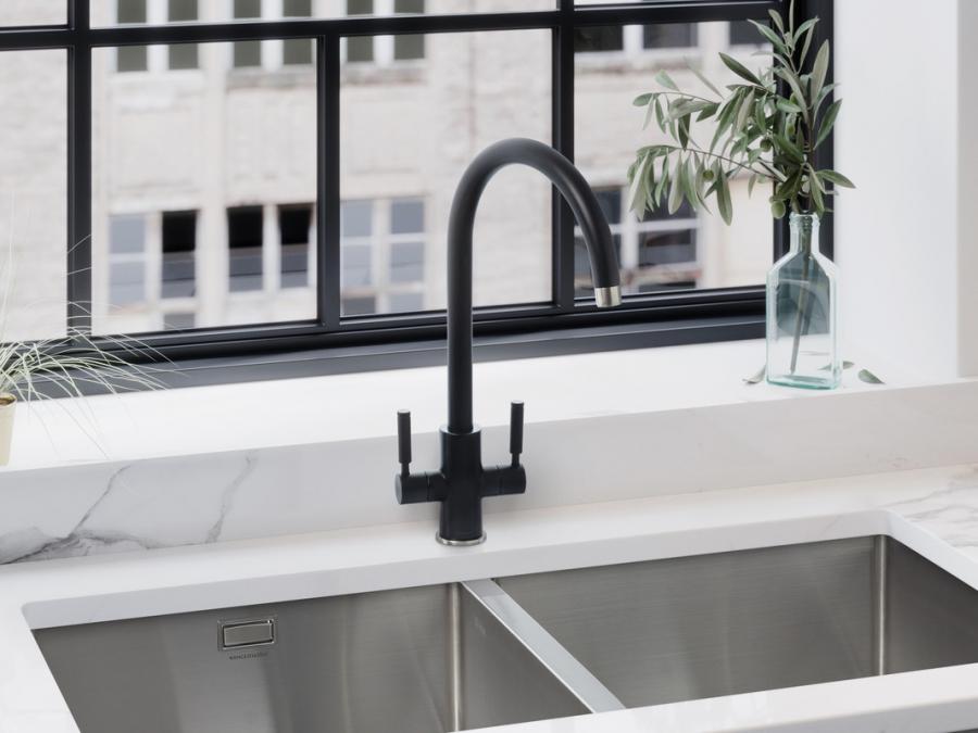 Mixer Tap, Dual Lever, Rangemaster Intense - solmer.co.uk